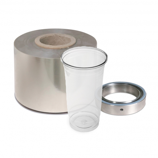 SIP Recycled PET food packaging | Detil produk Sealing Film + Ring Jig ...